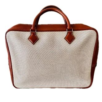 Herm&egrave;s Pre-owned Cuir sacs-main - Femme - Pre-owned - Beige - Taille: ONE Size