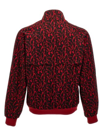 Baracuta Jacquard Needles Jacket - Red