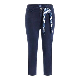 Guess Stilvolle Damen Capri Hose aus Synthetik - - Trousers - Damen - Blau - W24