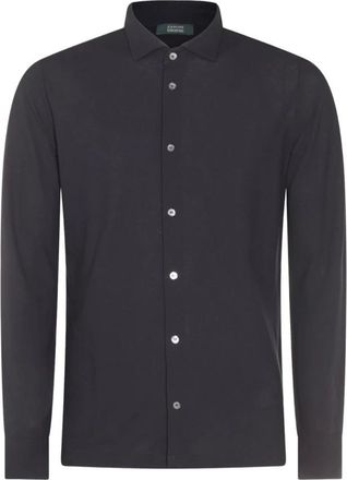 Zanone Homme, Chemises, Bleu, Taille: M Chemise boutonn&eacute;e