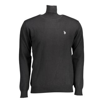 U.S.Polo Association Rollkragenpullover - - Knitwear - Herren - Schwarzk - 2XL