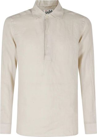 MC2 Saint Barth Homme, Chemises, Beige, Taille: XL Raphael Polo Long