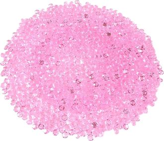 OSALADI 10000 St&uuml;ck Acryl-vasenf&uuml;ller Kleine Klare Strasssteine Mit Spitz Zulaufender R&uuml;ckseite F&uuml;r Tischdeko Hochzeitsdekoration Und Bastelarbeiten