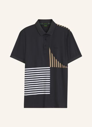 HUGO BOSS Polo Paddy Striped c1 Regular Fit schwarz