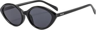 Generic Lunettes De Soleil Ville À Petite Monture For Hommes Décoratives Dextérieur For Femmes(Black)