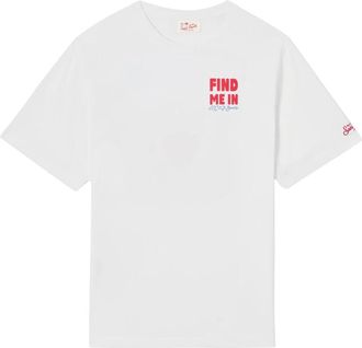 MC2 Saint Barth Homme, Tops, Blanc, Taille: S T-Shirt Delmar Oversize