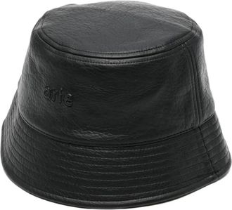 Arte Homme, Accessoires, Noir, Taille: ONE Size PU Leather Buckethat