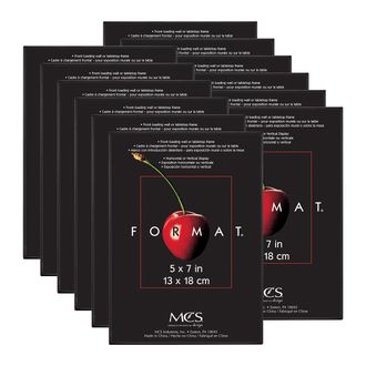 MCS 5 x 7 Format Picture Frame - Black, Plastik, schwarz, 20.32 x 15.24 x 19.684999999999999 cm