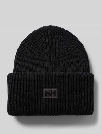Helly Hansen Beanie in Strick-Optik mit Logo-Patch