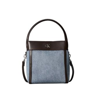 Calvin Klein Sas seau &agrave; logo en denim de coton