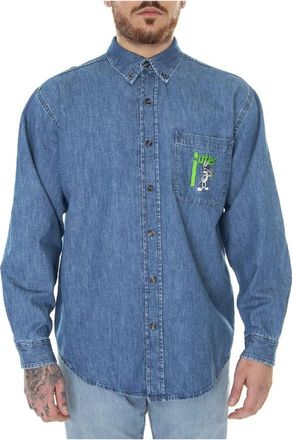 Iuter Iuter, Homme, Chemises, Bleu, Taille: M Chemise en denim