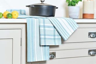 Dexam Love Colour Geschirrt&uuml;cher, extragro&szlig;, Enteneiblau, 3 St&uuml;ck