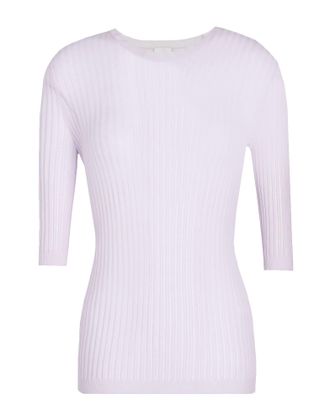 8 by YOOX COTTON BLEND MOCK-NECK KNIT TOP