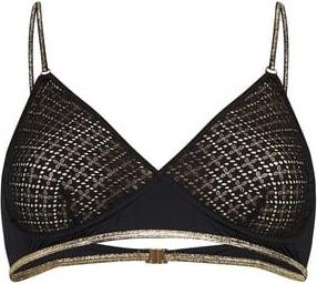 La Nouvelle Soutien-gorge triangle Poppy &agrave; liser&eacute; dor&eacute;