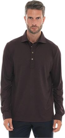 Marco Pescarolo James Polo - Homme - Tops - Brun - Taille: 2XL