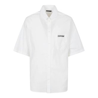 Balenciaga Baumwollhemd - - Shirts - Herren - Wei&szlig; - S