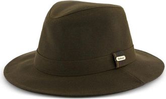 Barbour LHA0401 Waxed Cotton Fedora - Green