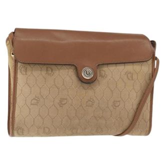 Dior Sac bandouli&egrave;re vintage Pre-owned - Femme - Pre-owned - Beige - Taille: ONE Size