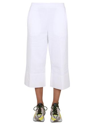 Stella McCartney Logo-Embroidered Trousers - White