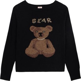 Oltre Femme, Pulls, Noir, Taille: 44 FR Pull ras du cou