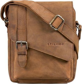 STILORD Ryder Sacoche Cuir Bandouli&egrave;re Homme Petit Sac Besace en Cuir V&eacute;ritable Pochette Vintage Sac Messenger Sacs a Main Hommes 8 Pouces avec Fermeture Magn