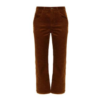 Isabel Marant Ruthie Corduroy Hose - - Trousers - Damen - Braun - M