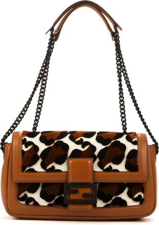 Fendi Crossbody Bags - Baguette Leopard - Gr. unisize - in Braun - f&uuml;r Damen