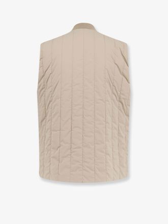 HUGO BOSS Mens Sleeveless Nylon Jacket Beige Shell: Polyamide