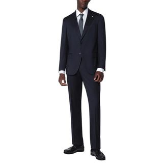 Luigi Bianchi Mantova Single Breasted Suits - - Suits - Herren - Blau - 4XL