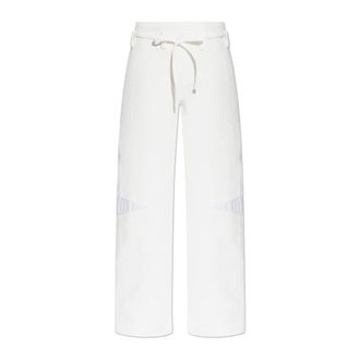 Tory Burch Cotton Pant - - Trousers - Damen - Wei&szlig; - XS