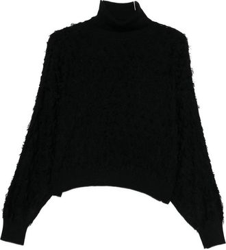 Twinset Pull Col Roulé - Noir