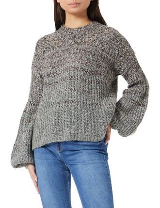 Sisley Sisley Damen L/S 103PL101H Sweater, Grey 901, XS