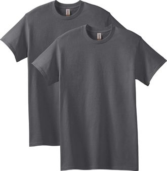 Gildan Unisex-Erwachsene T-Shirt aus Schwerer Baumwolle, Stil G5000, Multipack Hemd, Anthrazit (2er-Pack), 3X-Groß