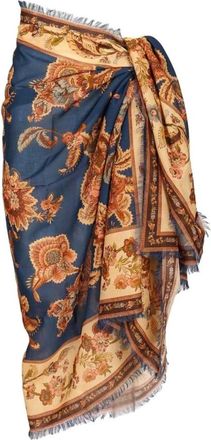 Zimmermann Femme, Accessoires, Multicolore, Taille: ONE Size Foulard en soie et nylon