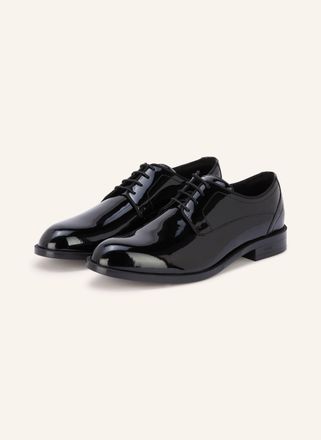 HUGO BOSS Lackschn&uuml;rer Tayil schwarz