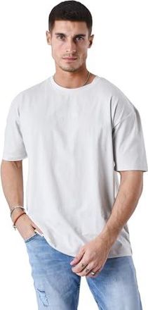 Project X Paris Tee-Shirt Broderie Logo Gris Clair M