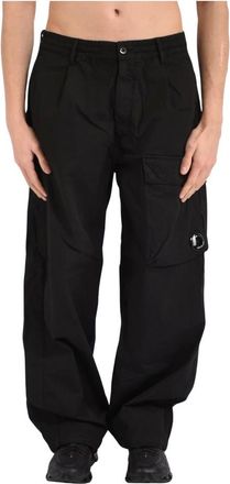 C.P. Company C.p. Company, Homme, Pantalons, Noir, Taille: XL Wide Pantalons