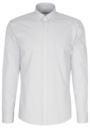 Seidensticker Herren Casual Hemd - Regular Fit - Bügelleicht - Button-Down-Kragen - Langarm - 100% Baumwolle