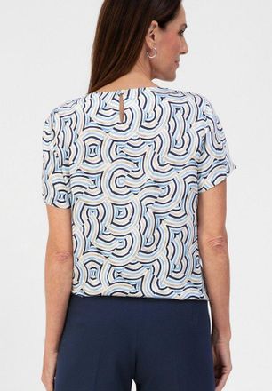 bianca Langarmbluse DARIN - Shirt Damen - T-Shirt - Druckshirt - Damen Shirt mit Allover M