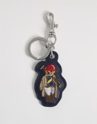 Polo Ralph Lauren Coffret cadeau portefeuille et porte-cl&eacute;s motif ours - Bleu marine Newport