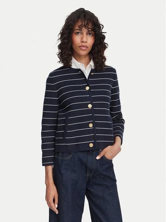 Tommy Hilfiger Strickjacke WW0WW50088 Dunkelblau Regular Fit