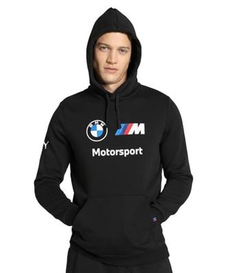 Puma Puma BMW M Motorsport Essentials Fleece Hoodie Sweatshirt &agrave; Capuche, Noir-ah23, XL Homme