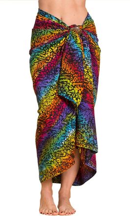 Panasiam Sarong B013 Rainbowblack, L