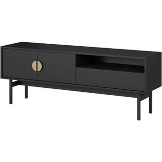 Selsey Selsey STOON - Meuble TV avec tiroir et niche - 154 cm - noir