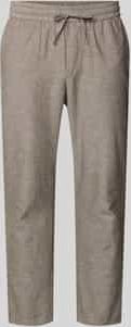 Only & Sons Tapered Leinenhose aus Baumwoll-Leinen-Mix Modell LINUS