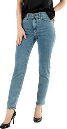Levi's Femme Jeans 724 High Rise Straight, Cool Bright in Blue, 29W / 32L