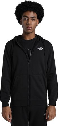 Puma Herren ESS No. 1 Logo Full-Zip Hoodie FL Sweatjacken, Schwarz, XS
