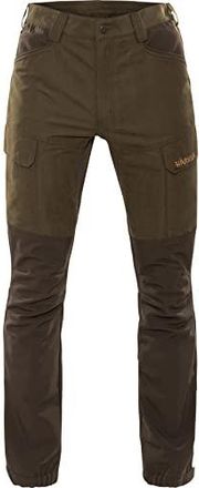 Härkila | Scandinavian Trousers | Vêtements & Équipement de Chasse pour Professionnels | Design Scandinave Haut de Gamme Durable | Willow Green/Deep Brown, 56