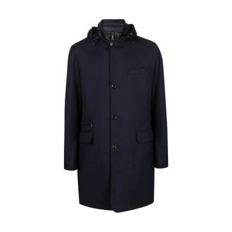 Moorer Redon-Pum Mantel - - Coats - Herren - Blau - L