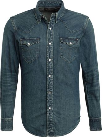 Ralph Lauren Rrl Jeanshemd Classic Fit blau